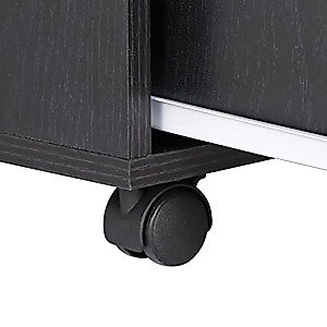 MAXCBD Nightstand Bedside Table Drawer Cabinet 5 Drawer Home Office Cabinet Storage Cabinet Storage Organization Bedroom Big Storage Space with 5 Drawer Storage Tower Dresser