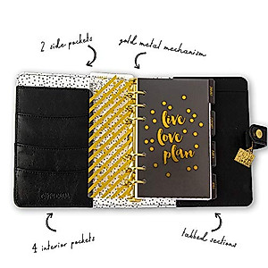 Pukka Pad, Carpe Diem Personal Planner with Weekly, Monthly Undated Inserts, 8 X 7.5 X 1.4 Inches, Buffalo Check