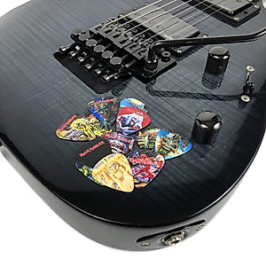 Perri's Leathers Ltd. - Iron Maiden Official Licensed Celluloid Guitar Picks for Electric, Bass, Acoustic Guitar - Medium 0.71mm - Variety Pack of 12 (LP12-INM1)
