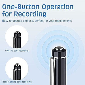 64GB Smart Digital Voice Recorder with Card Reader, Upgraded Recording Device Voice Activated Recorder for Interviews/Lectures/Meetings, Portable Audio Recorder with Playback, Powerful & Easy to Use