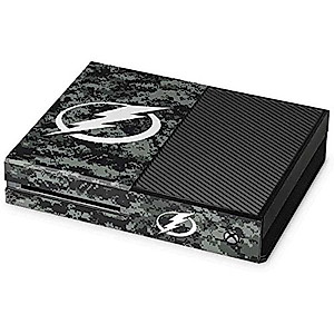 Skinit Decal Gaming Skin Compatible with Xbox One Console - Officially Licensed NHL Tampa Bay Lightning Camo Design