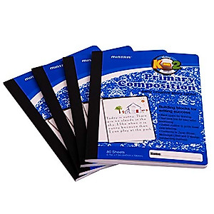 Mintra Office Primary Composition Books (24 units (6-4pks), Primary Ruled)
