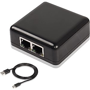 SinLoon RJ45 Network Splitter Adapter Gigabit,1000Mbps Ethernet Cable Splitter 1 to 2, RJ45 Network Extension Connector,Two Devices Share The Internet at The Same Time(Gigabit 1 to 2)