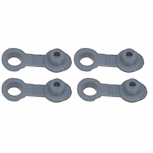 4 Pack Center Hole Gasket With Plug For Straw Lid Sip Replacement Rubber Grommet Seal Rambler Tumbler 30 Oz Ounce Gray Seal