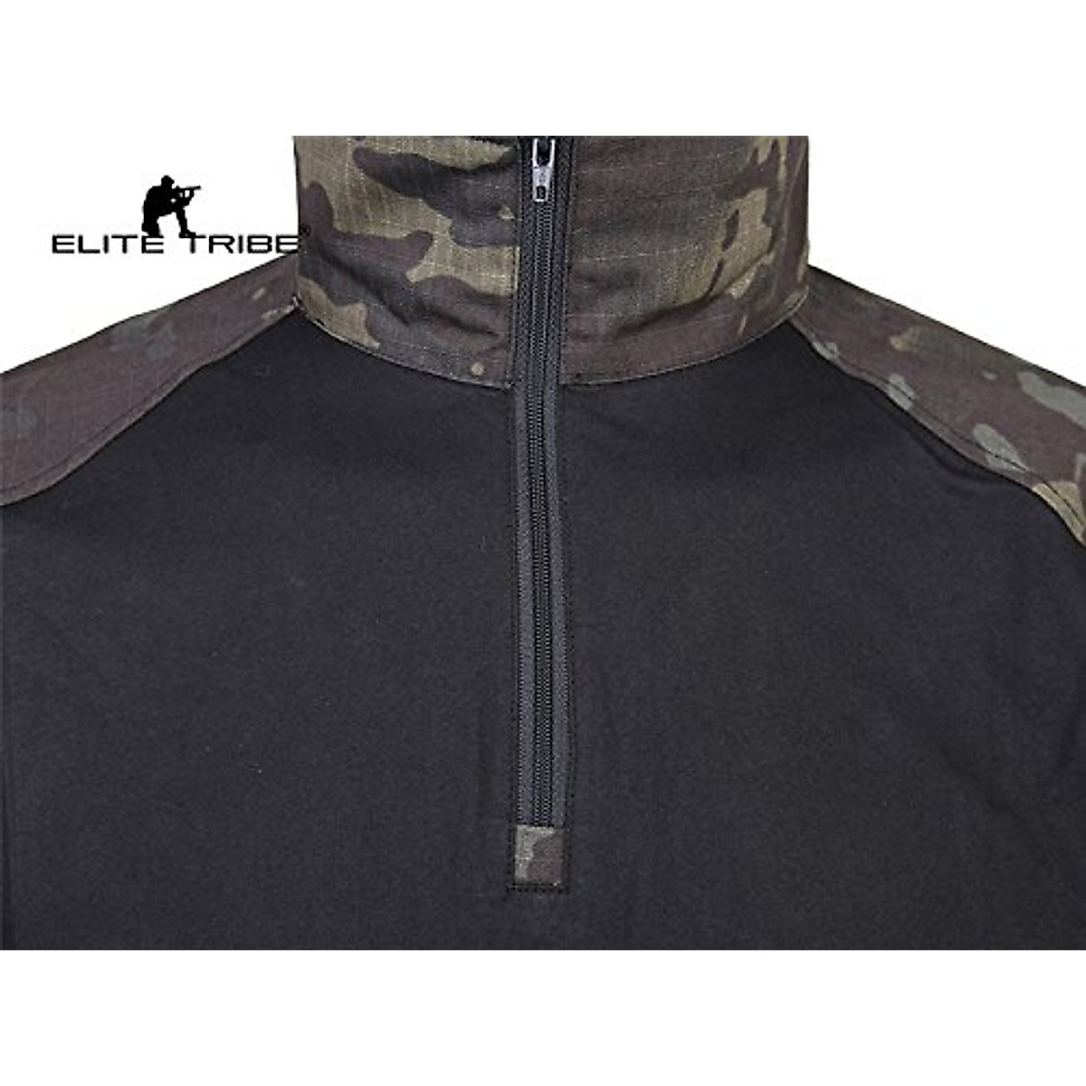 Airsoft Military BDU Tactical Suit Combat Gen3 Uniform Shirt Pants Multicam Black (L)