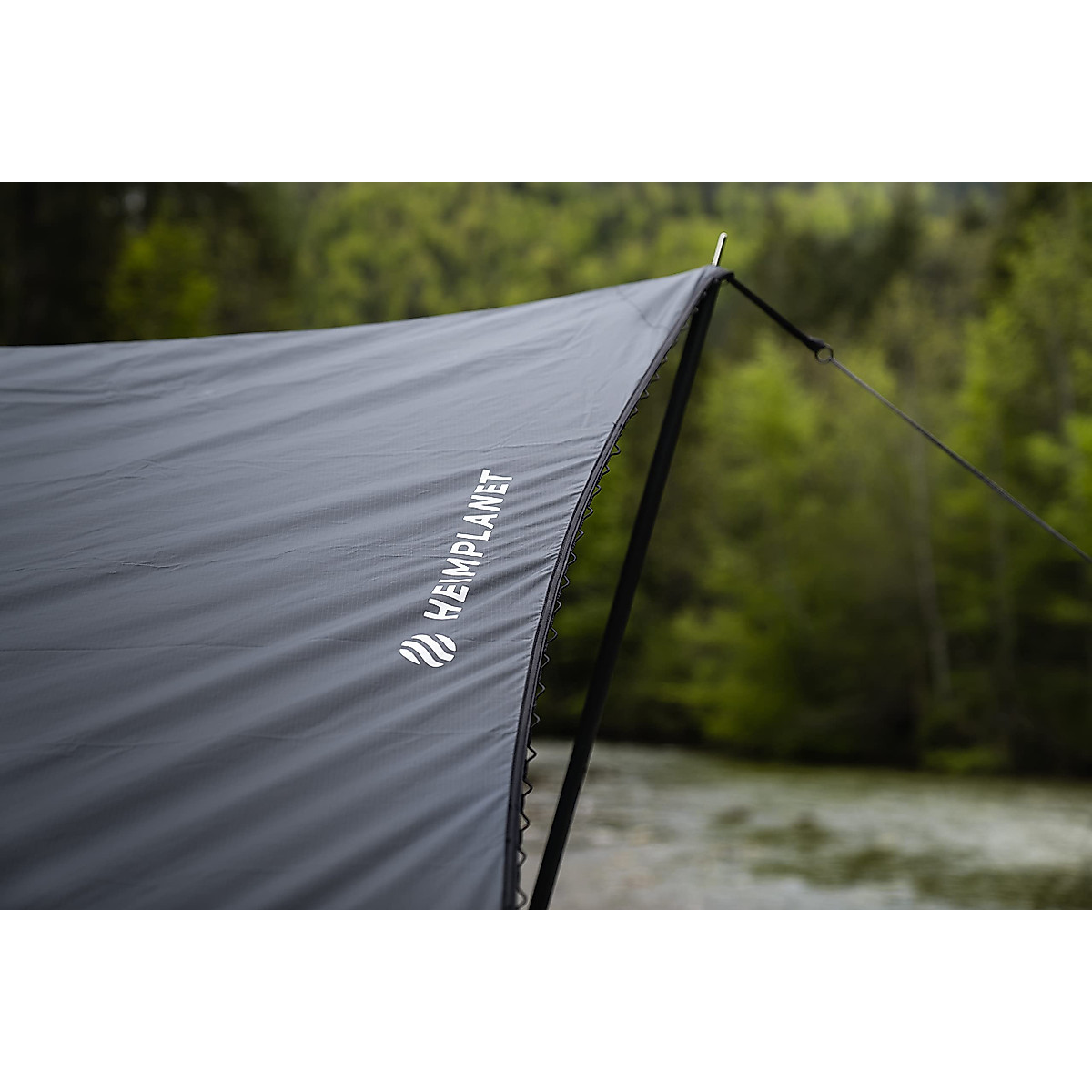 HEIMPLANET Original | Dawn Tarp XL | Waterproof Tent Tarp with 5000 mm Water Column | Supports 1% for The Planet (Grey)