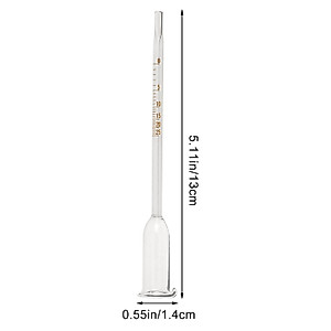 Hemoton Vinometer for Wine 0-25% Hydrometer Meter Tester for Measuring The Percentage of in Wine