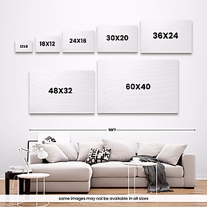 CANVAS ON DEMAND Detour Canvas Wall Art Print by Isabelle Z, Contemporary,abstract, Home Decor, Artwork, 36"x24"