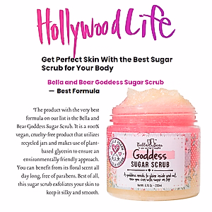 Bella & Bear Goddess Sugar Scrub - Travel Size - Vegan 3.4oz (Travel Size)