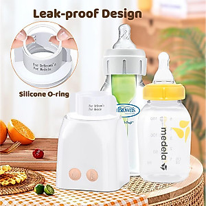 Hopebig Bottle Warmer Adapter for Dr Brown's & Medela Baby Bottle - 40MM (Bottle Warmer not Included)