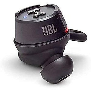 JBL UA True Wireless Flash Sport in-Ear Headphones On-The-Go Bundle with Deluxe CCI Premium Case (Black)