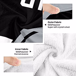 ANTKING Plush Throw Blanket Las Vegas Custom Any Name and Number for Men Women Youth Gift