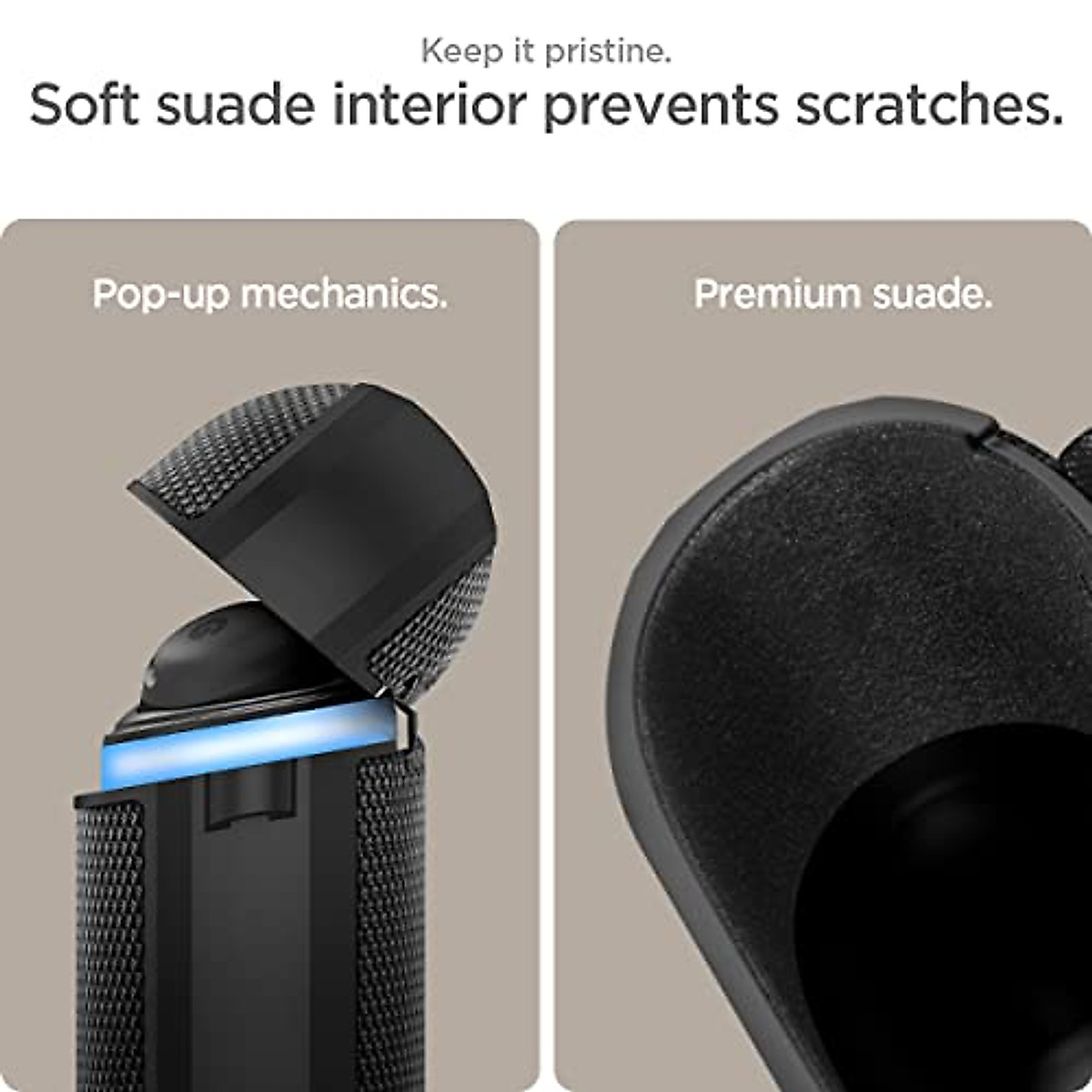 Spigen Classic Fit Designed for Google Pixel Buds Pro Case (2022) - Black