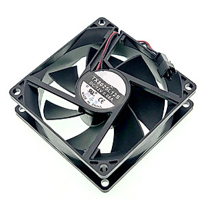 LEYEYDOJX New Quiet Cooling Fan Compatible with Tianxuan TX8025L12S Refrigerator Power Fan DC 12V 0.08A 8CM 8025 0.96W 2-Wire 2800 RPM