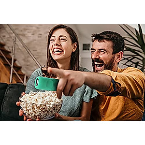 3 Pack Remote Cover for Roku, The Remote Case Compatible with Roku Voice Remote Official, Silicone Universal Protective Controller Sleeve for Roku TV Remote Glow in The Dark Pink Blue