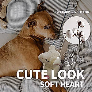 ALL FOR PAWS Heartbeat Dog Toy,Dog Anxiety Relief,Sheep Stuffed Dog Toys,Pet Toys,Dog Training & Behavior Aids,Dog Plush Toy