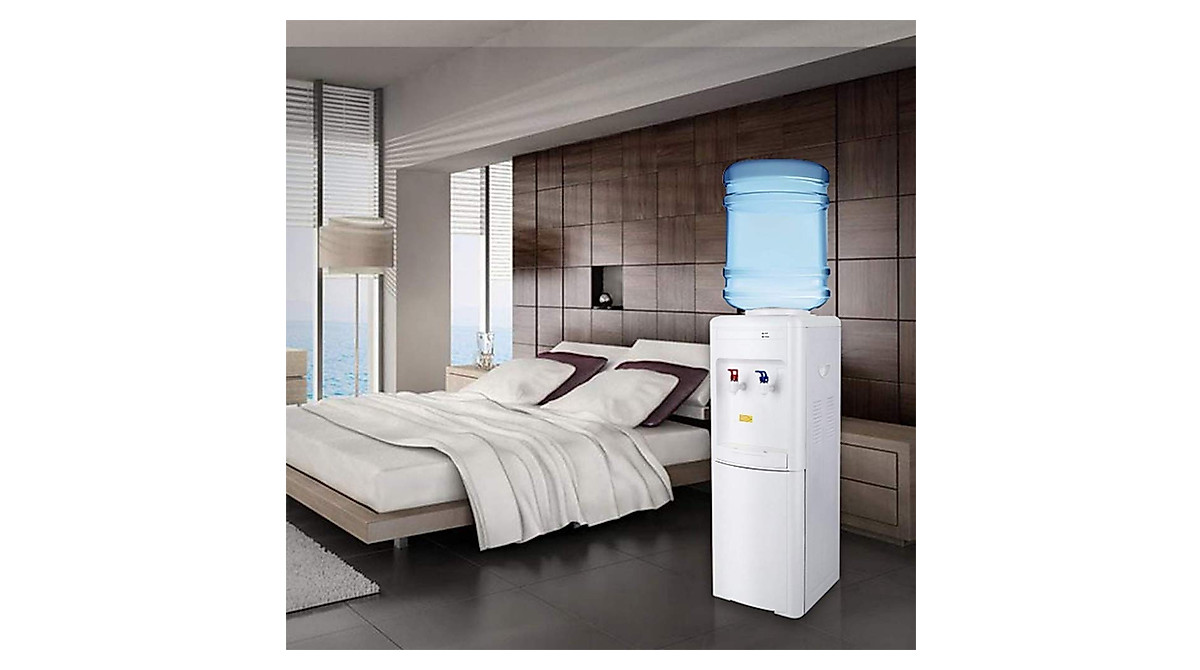 Vertical Water Dispenser - 5 Gallon Top Loading Cooler for Home & Office