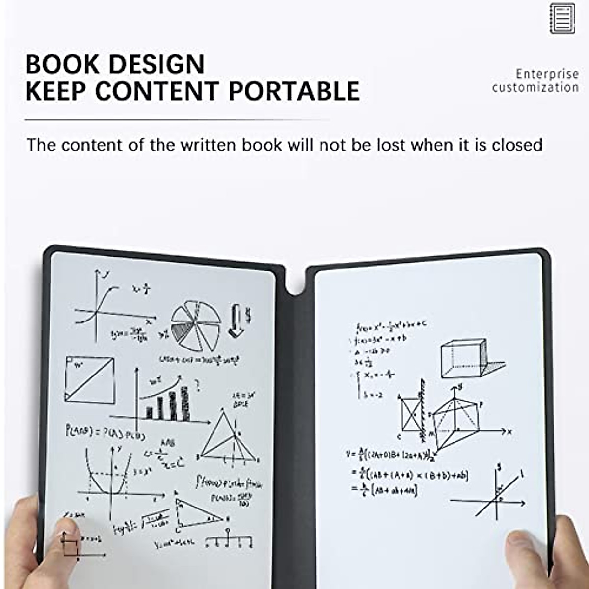 naixue Dry Erase Notepad - 6.3 X 9.53 Inch Leather Dry Erase Notepad Set - Erasable A5 Meeting Lapboard for Group Discussions