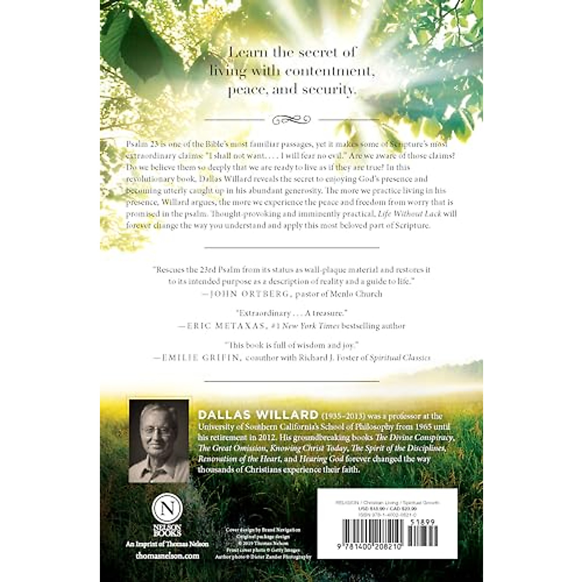 Life Without Lack: Living in the Fullness of Psalm 23