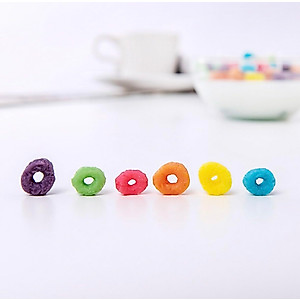 Generic Fruit Loops Cereal Scented Candle, Realistic Look, 3 Wicks