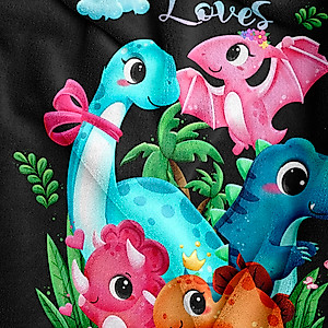 Amonee-YL Dinosaur Blanket, Dinosaur Gifts, Dinosaur Gifts for Girls, Just A Girl Who Loves Dinosaurs, Dinosaur Blanket for Girls 40"X50", Dinosaur Party Decorations, Gifts for Dinosaur Lovers