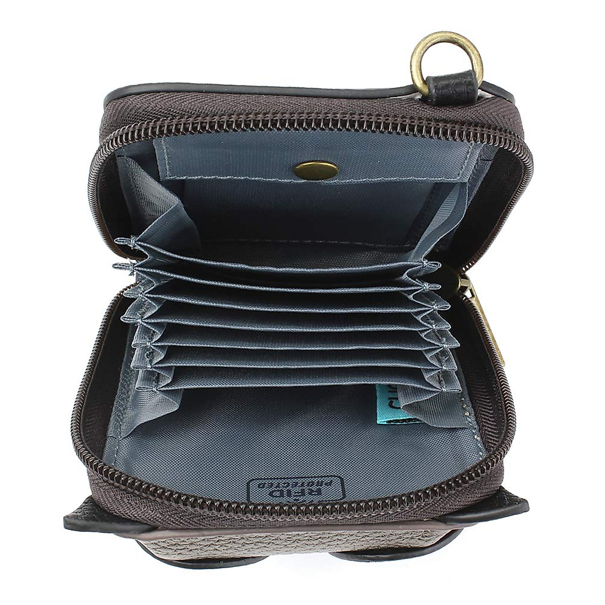 Chala Charming Crossbody Bag Shoulder Handbag With Flap Top and Zipper (Handbag + Owl Wallet Combo)