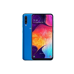 Samsung Galaxy A50 A505G 64GB Duos GSM Unlocked Phone w/Triple 25MP Camera - Blue