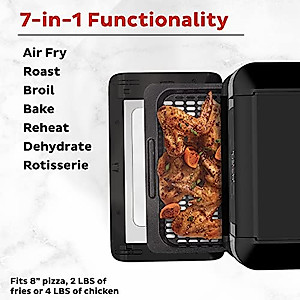 Instant Vortex Plus 10-Quart Air Fryer, From the Makers of Instant Pot, 7-in-10 Functions, with EvenCrisp Technology, App with over 100 Recipes, Stainless Steel