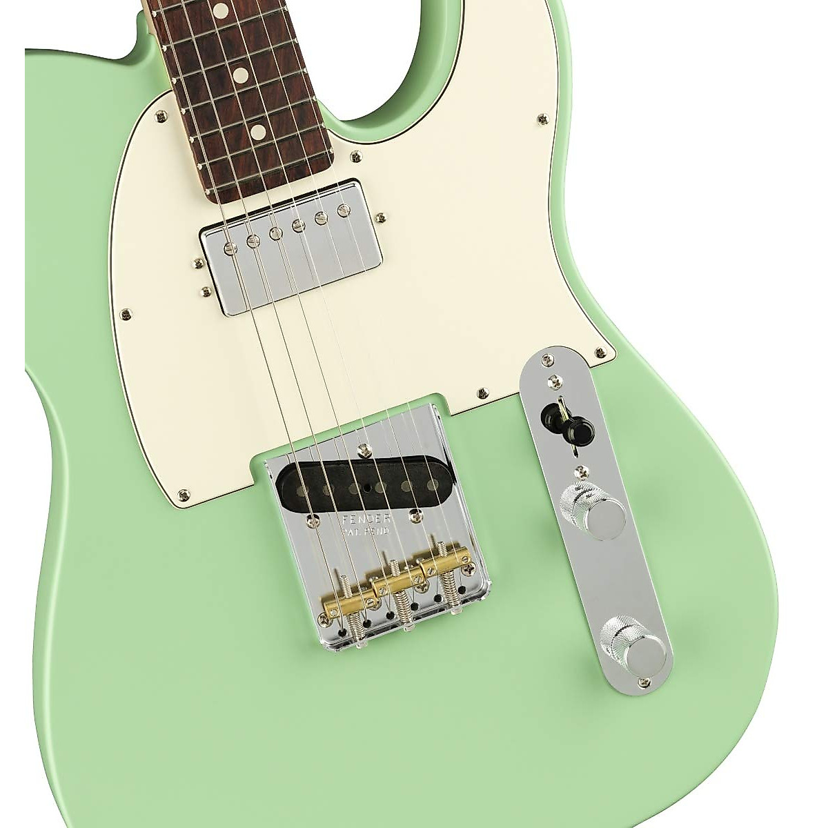 Fender American Performer Telecaster Hum - Satin Surf Green with Rosewood Fingerboard