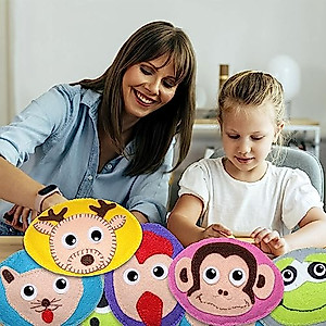 1000 Pcs Craft Eyes Self Adhesive Craft Stickers Wiggle Googly Eyes Comes in Black and White and VariousSizes Googly Eyes for Crafts DIY Crafts Decoration (6/8/10/12mm)