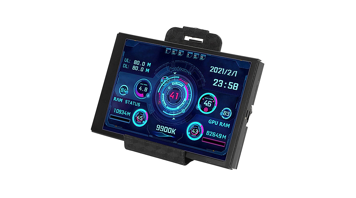 3.5 Inch PC Temperature Monitor - Real-Time Data Display