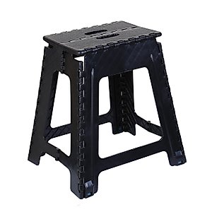 Superio Folding Step Stool 18 Inch (Grey)
