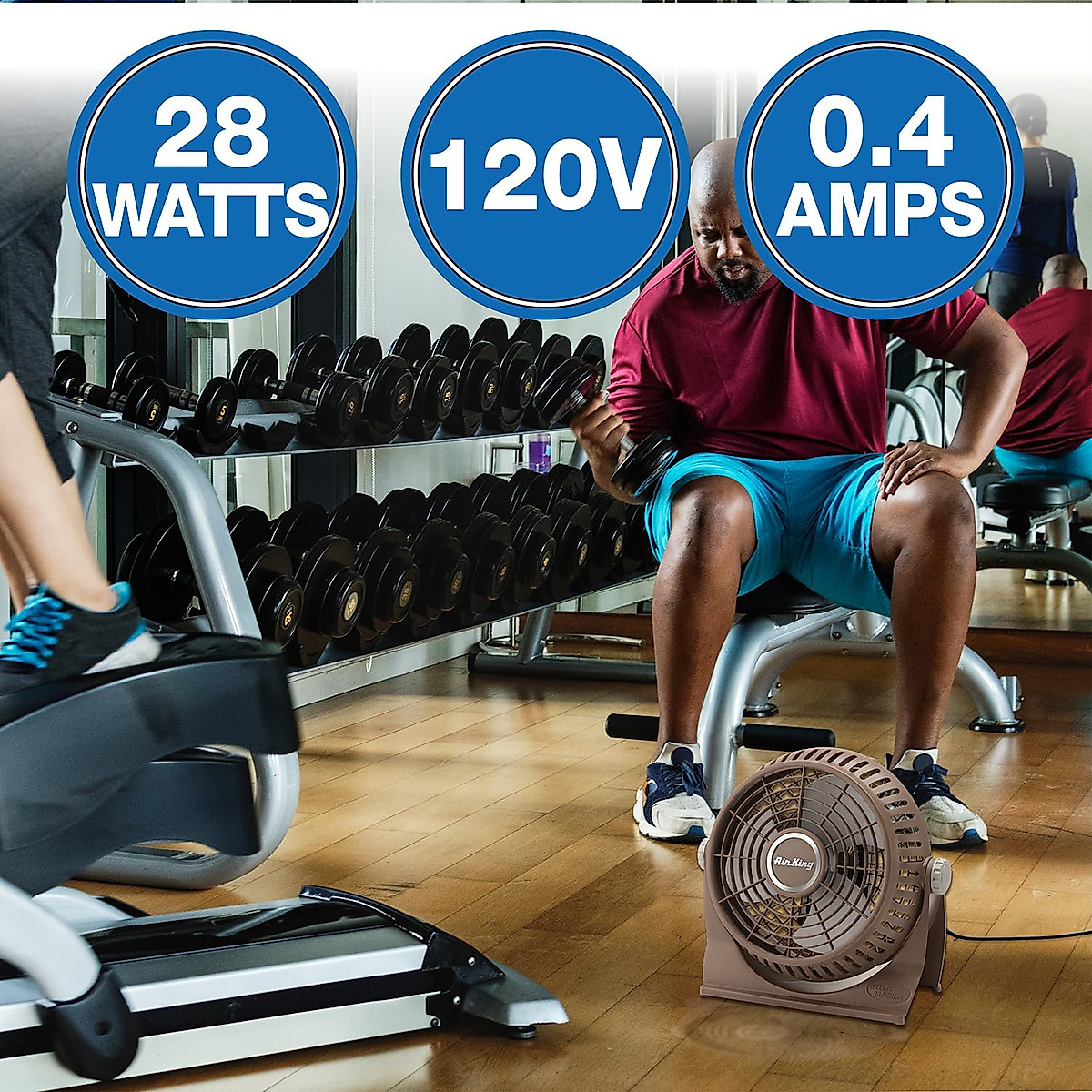 Air King 9525 9-Inch 2-Speed Pivot Fan