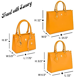 Tote&Carry's Box Bag, Fashion and Luxury Bag, Yellow, Small