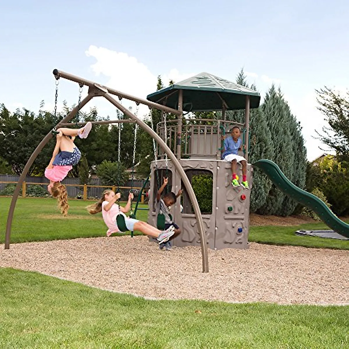 Lifetime Adventure Tower Swing Set - Earthtone (290633)