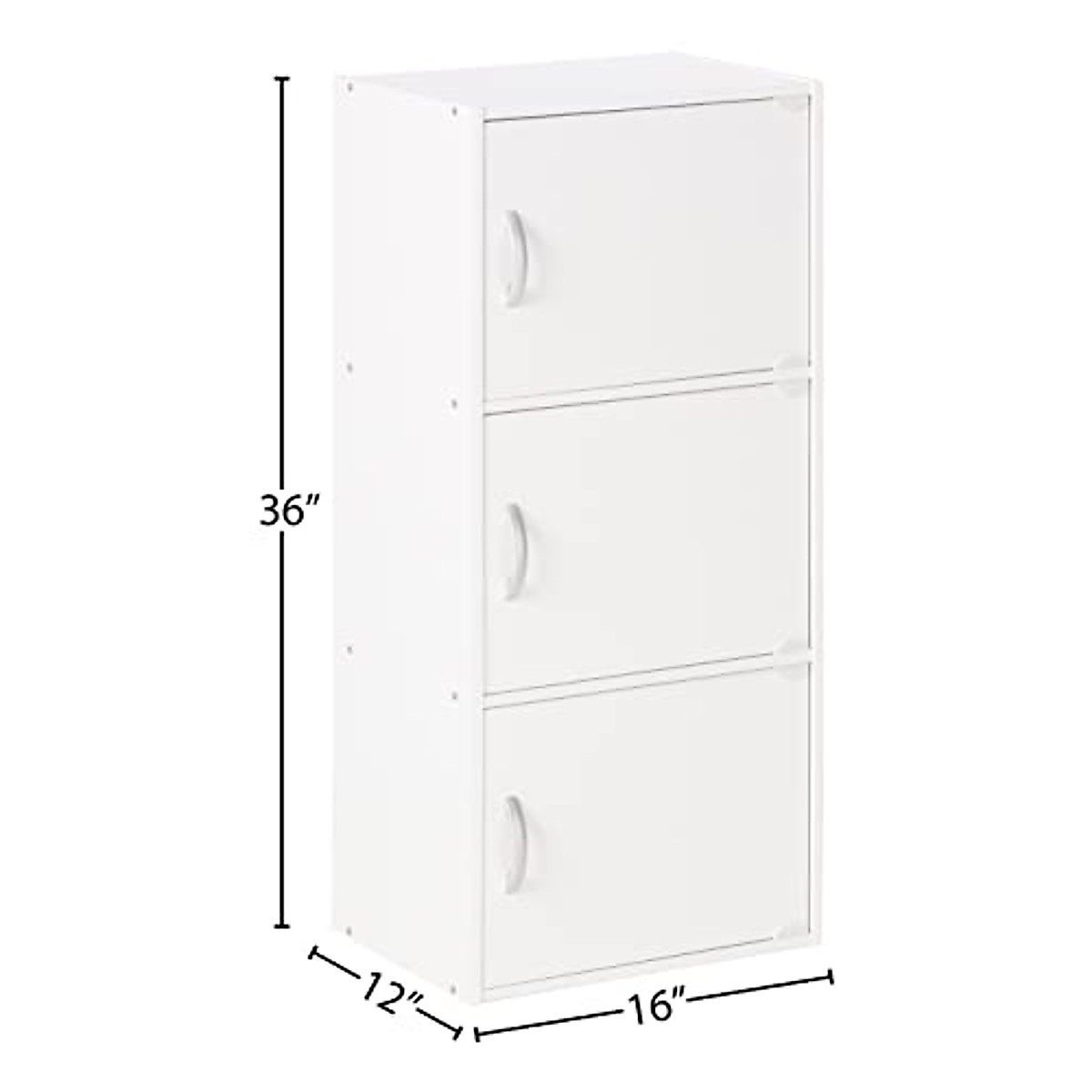HODEDAH IMPORT Bookcase, White