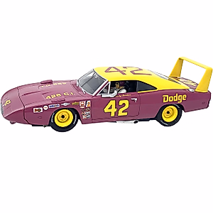 Carrera 27638 Dodge Charger Daytona No. 42 1:32 Scale Analog Slot Car Racing Vehicle for Carrera Evolution Slot Car Race Tracks
