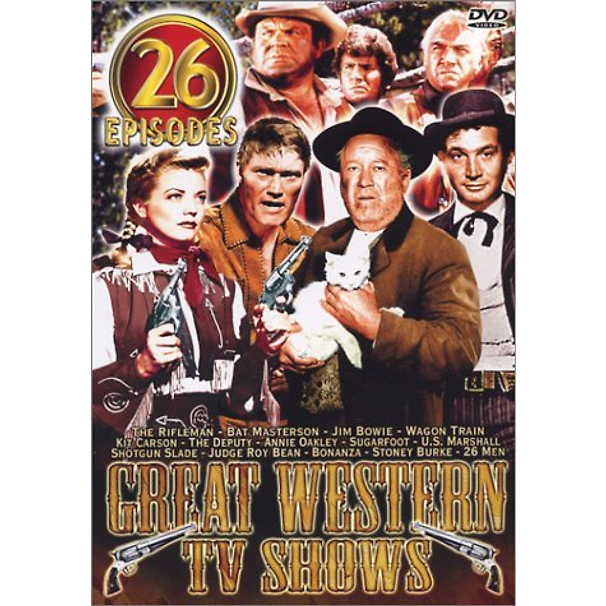 Great Western TV Shows: The Rifleman/Bat Masterson/Jim Bowie/Annie Oakley/Kit Carson/The Deputy/Sug by Lorne Greene
