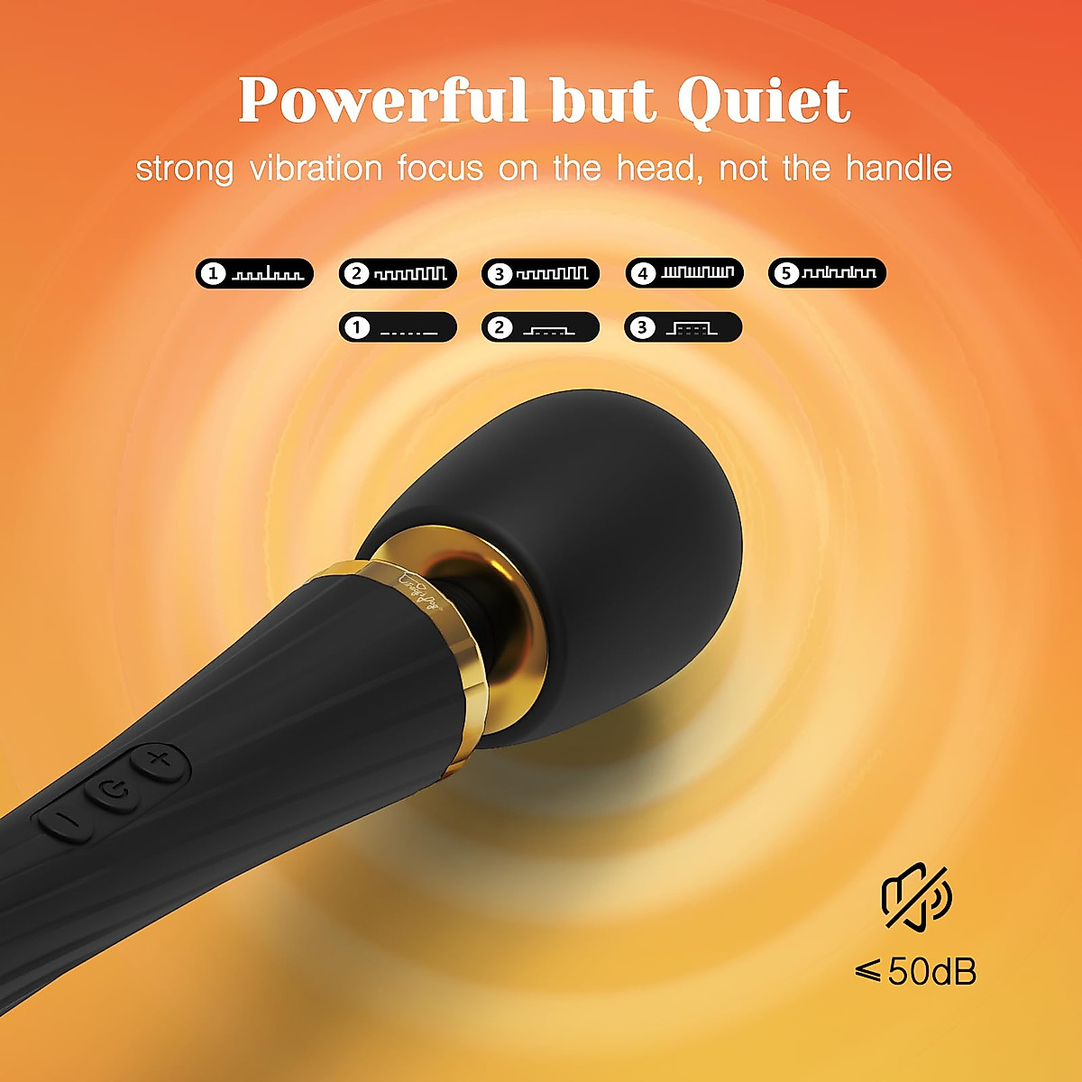 Tracy's Dog Wand Vibrator, Powerful Vibrating Massager for Women Partner Play with 5 Vibration Modes & 3 Speeds