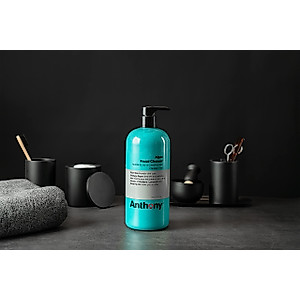 Anthony Algae Facial Cleanser, 32 Fl Oz. Contains Algae, Aloe Vera, Azulene, Lavender and Rose Hip Oil, Cleanses and Refreshes, Moisturizes and Hydrates, Calms and Soothes Your Skin.