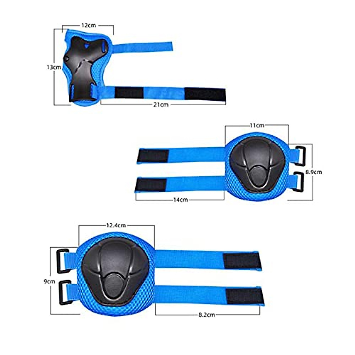 Colcolo Kids Pads Protective Adjustable for Skateboarding Rollerblading Boys Girls Child Children, Pink