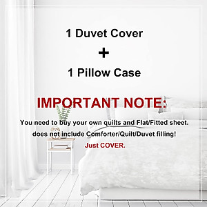 Erosebridal Kawaii Elephant Bedding Set,Cartoon Elephant Duvet Cover Twin,Cute Love Heart Leaf Flower Comforter Cover for Kids Girls Boys,Paw Print Animals Bed Set with 1 Pillow Case