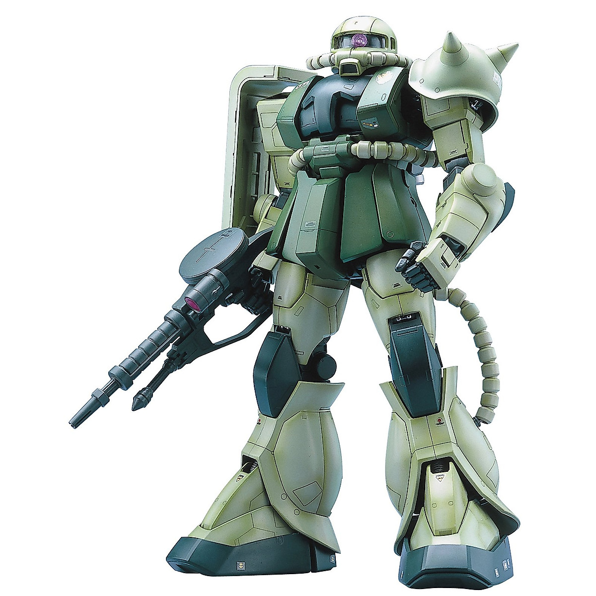 Bandai Hobby MS-06F Zaku II Mobile Suit Gundam Perfect Grade Action Figure, Scale 1:60 (072361)
