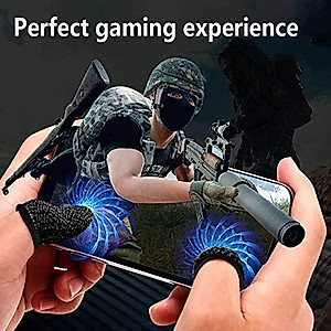 Ubrand Gaming Socks with Silver Fiber Gaming Finger Sleeves , Do Not Disturb I'm Gaming ,Gaming Socks for Teen Boys Gamer with Glowing, Novelty Socks for Men Women(Black-Luminous-Short)
