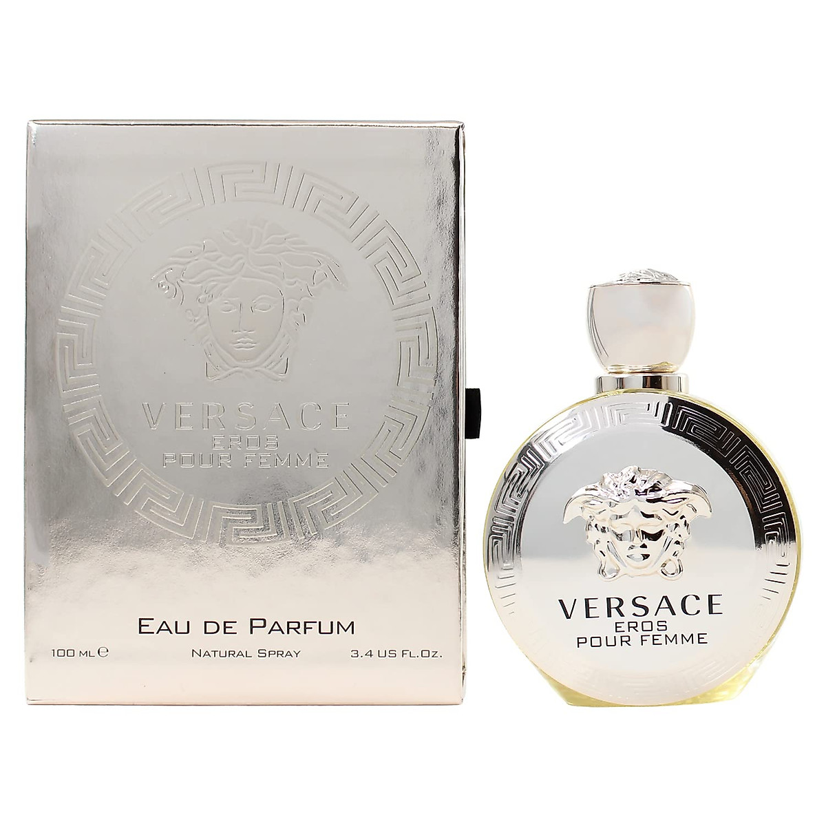 Versace Eros Eau De Parfum Spray 3.4 oz Women