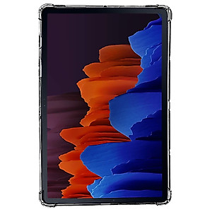 SFFINE Clear Case for Samsung Galaxy Tab S8 2022 and Galaxy Tab S7 2020 Tablet,[Thick Corner] Transparent Thin Slim Soft Flexible TPU Gel Silicone Protective Case Cover for Galaxy Tab S8/S7 11 Inch