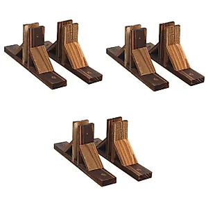 Happyyami 6 Pcs Dog Gate Support Feet Safety Fence Feet Base Floor Protection Feet Pet Enclosure Partition Support Legs Pet Supplies Shelves Fence Supplies Screen Wooden Outdoor Product Baby