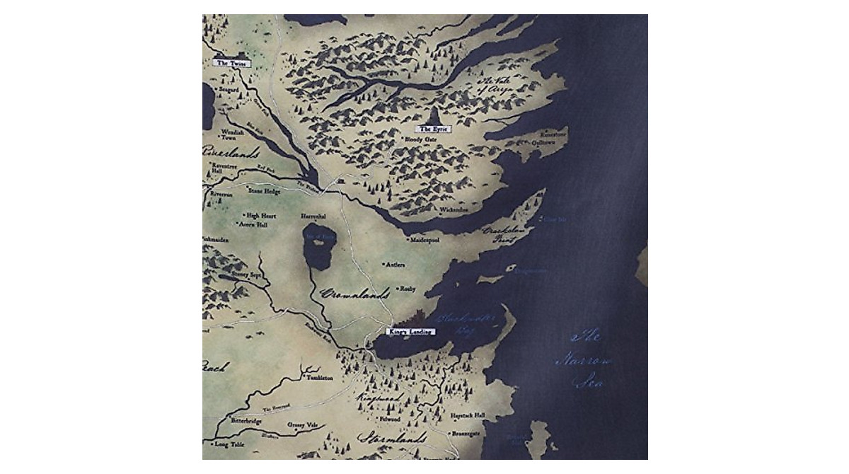Officially Licensed GOT Westeros Map Wall Banner