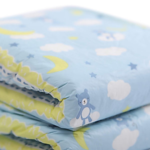 Littleforbig Adult Printed Diaper 40 Pieces (4 Packs) - Little Dreamers (Medium 28"-38")