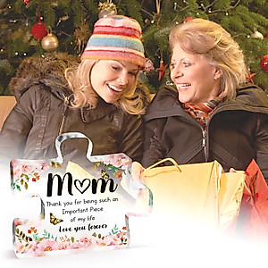 Gifts for Mom - Delicate Mom Birthday Gifts from Daughter Son - Engraved Acrylic Block Puzzle Piece 3.9 x 3.3 inch - Thanksgiving Mothers Day Birthday Gifts for Mom, Ideas